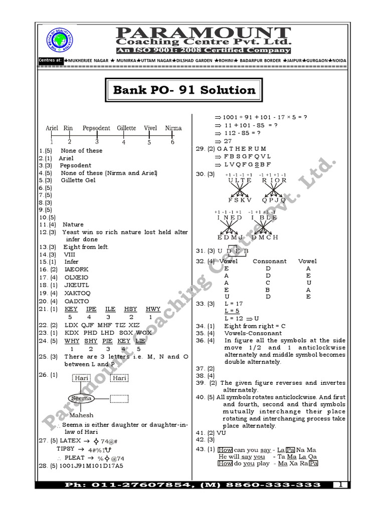 PO Sample Paper | PDF | Linguistics