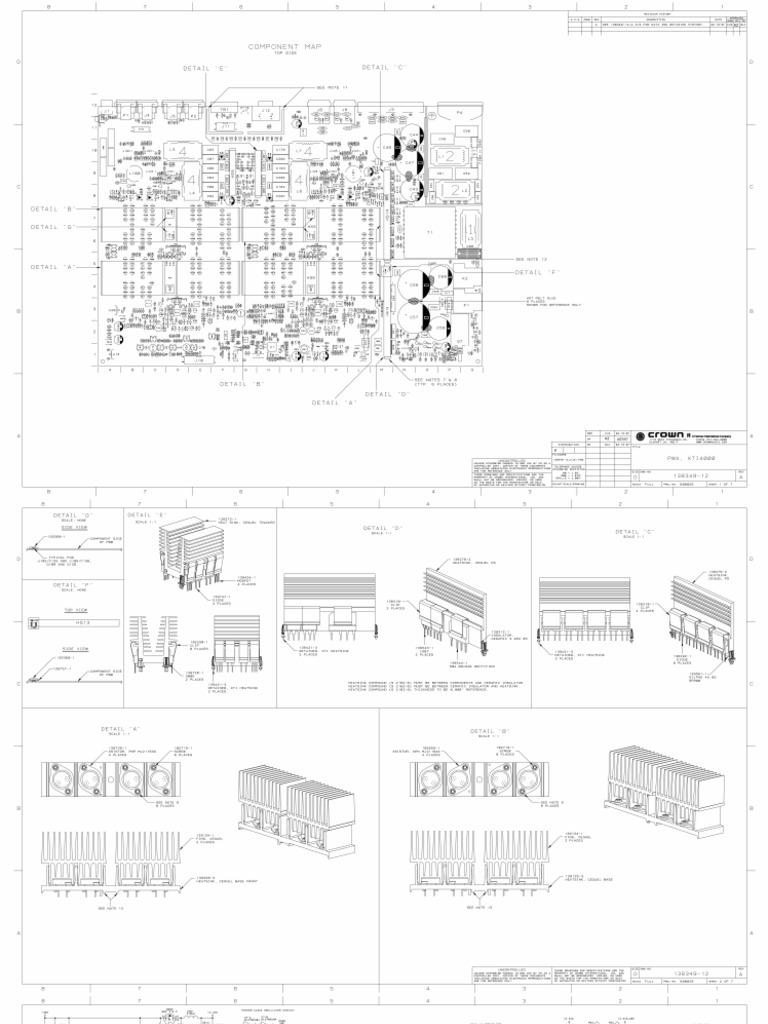 Crown Xti4000 DSP Power Amplifier Schematic | PDF