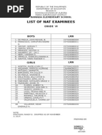 NAT Division Code | PDF