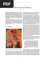 First Council of Nicaea 325 Overview | PDF | Arianism | God The Father