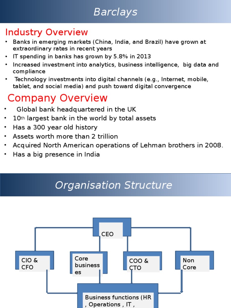 Information Systems Barclays | PDF | Barclays | Information System