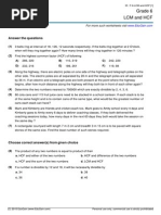 Grade 6 Worksheet - Unitary Method | PDF