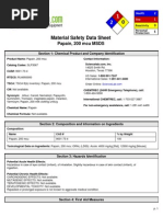 MSDS H2o | PDF | Toxicity | Biodegradation