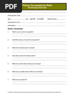 Allen Cognitive Level Screen (Acls) | PDF