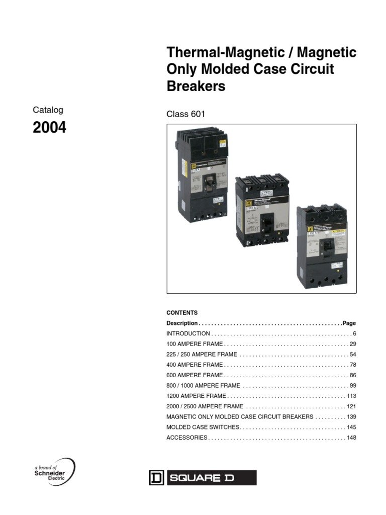 Square D CB Curves | PDF | Fuse (Electrical) | Electric Arc