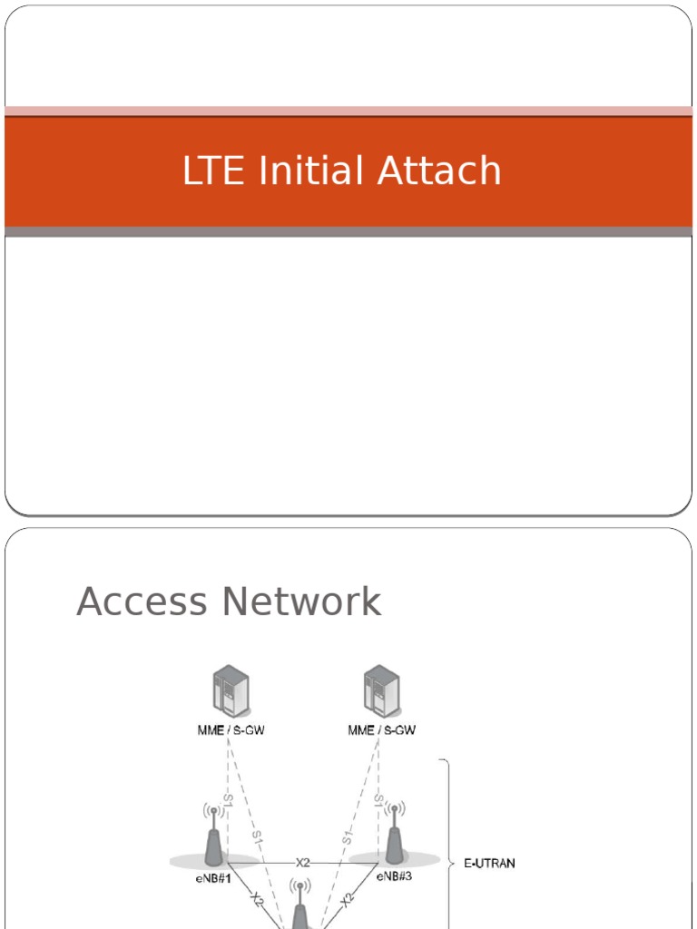 LTE Initial Attach Procedure Overview | PDF | Science & Mathematics ...