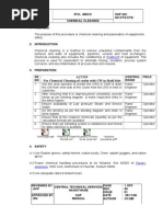 Method Statement - Chemical Cleaning | PDF | Acid | Heat Exchanger