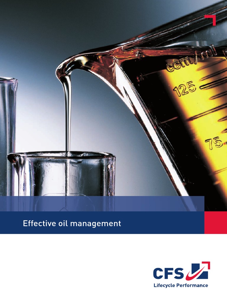 CFS OilManagement | PDF | Cooking Oil | Fat