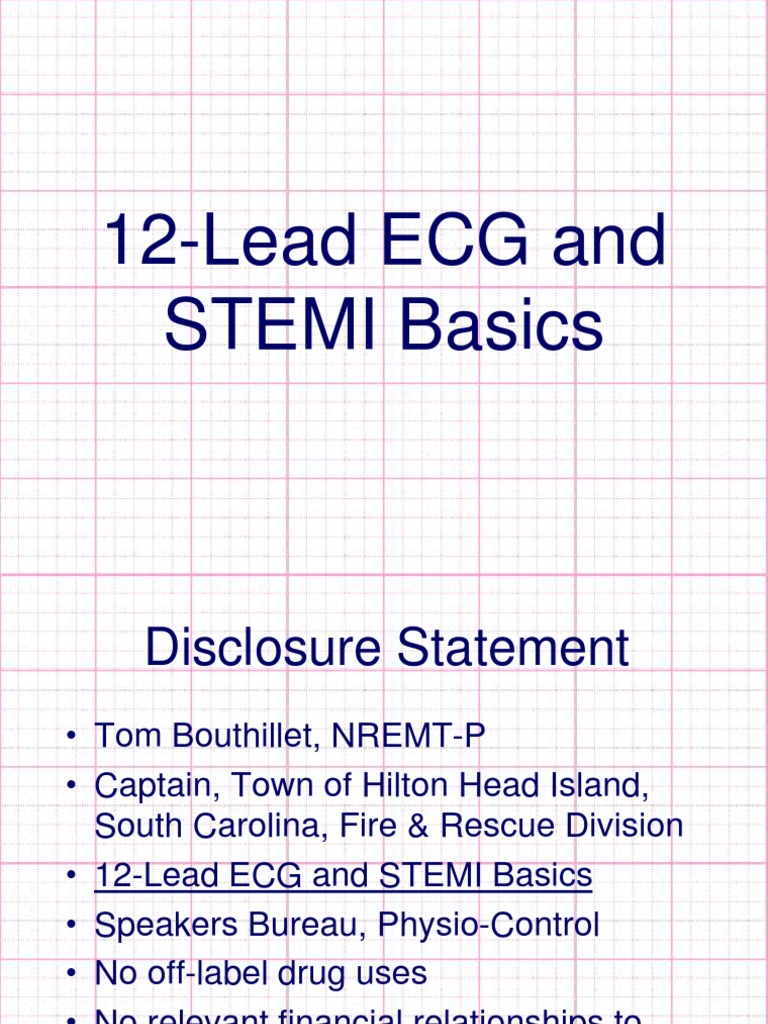 12-Lead ECG for STEMI Detection Guide | PDF | Electrocardiography ...