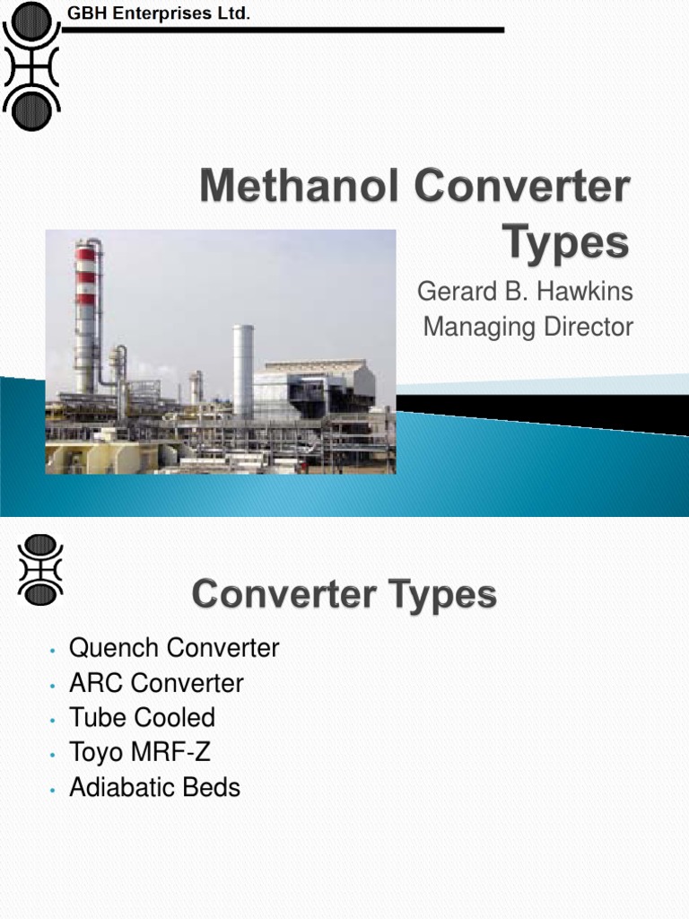 Methanol Converter Types | PDF | Catalysis | Chemical Reactor