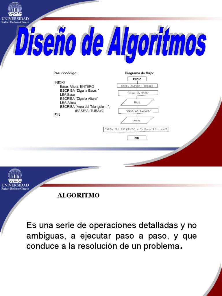 Presentacion Algoritmos | PDF | Algoritmos | Lenguaje de programación