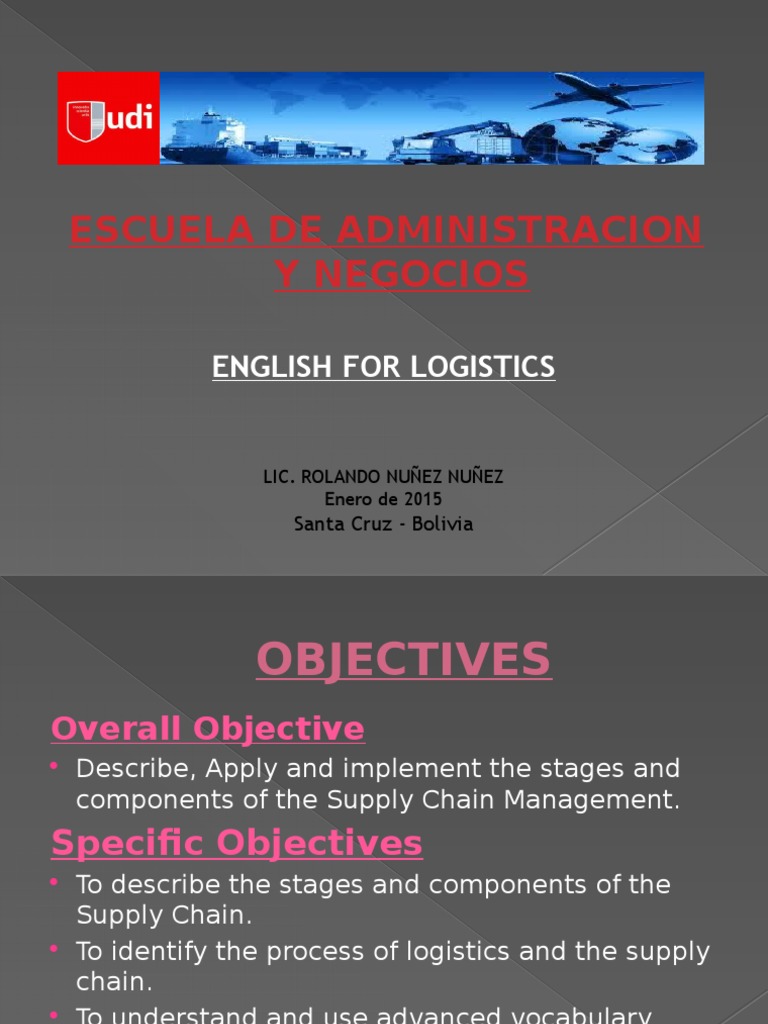 English For Logistics | PDF | Supply Chain | Warehouse