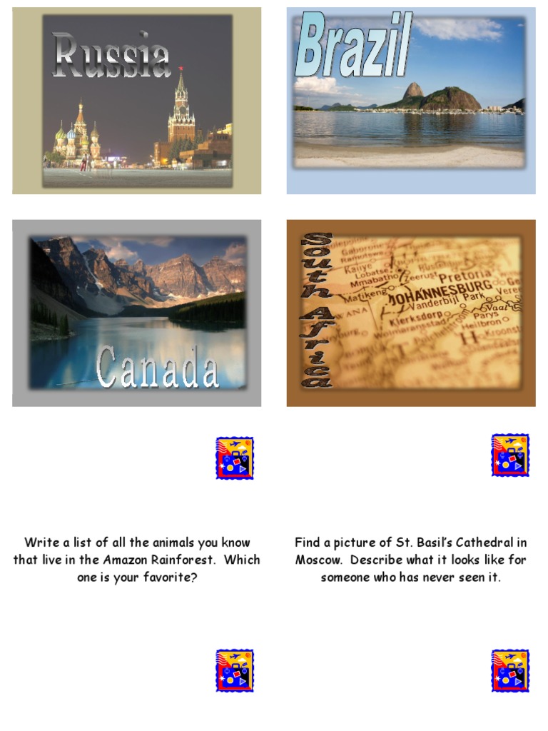 Postcard Writing Prompts | PDF