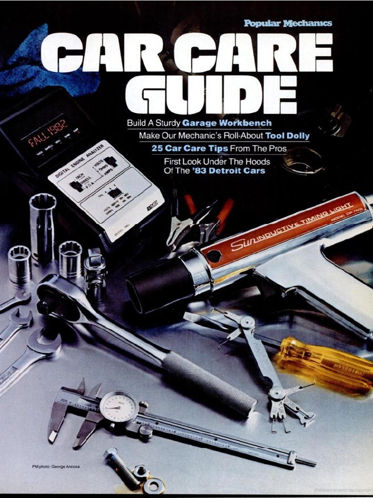 Car Care Guide - Popular Mechanics - Oct 1982 | PDF