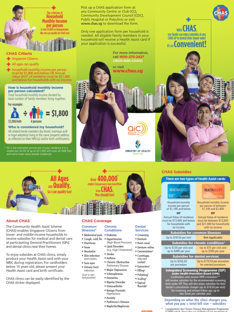 CHAS Brochure English Jan2014 | PDF | Screening (Medicine) | Chronic ...