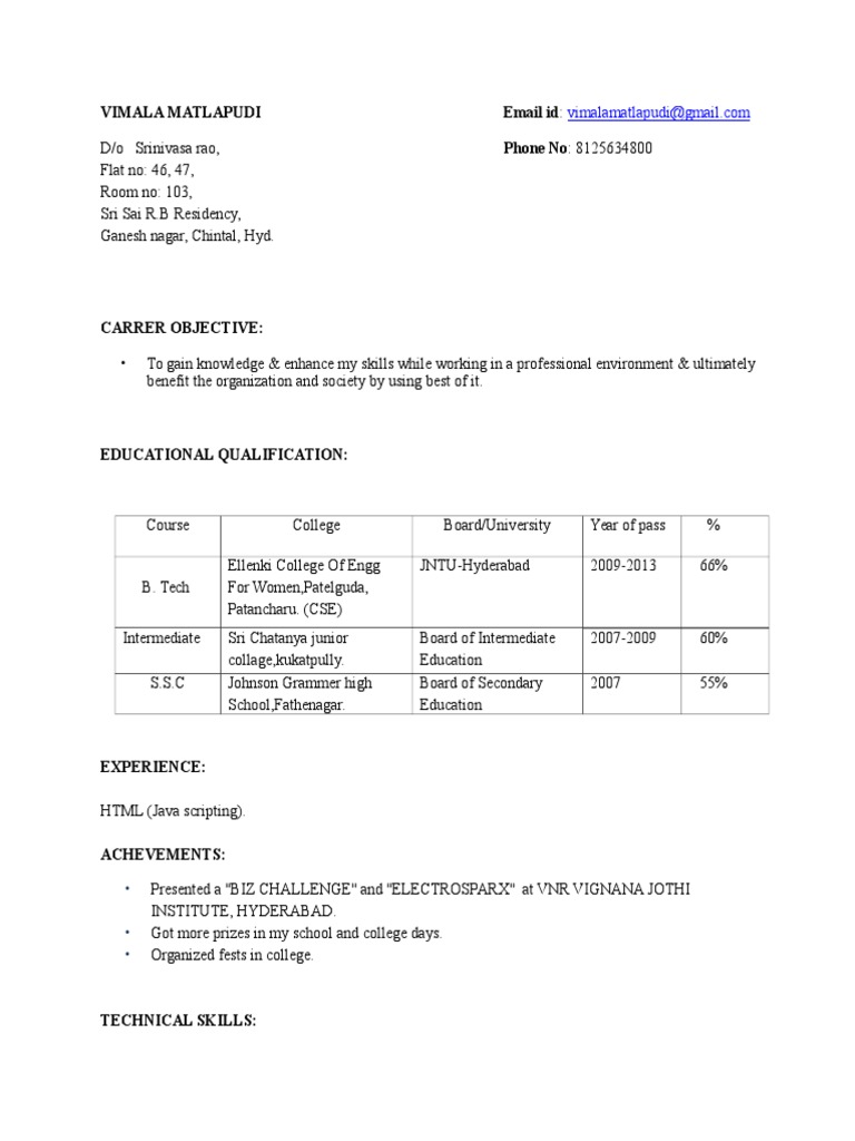 Aspiring Software Developer Resume | PDF | Career & Growth