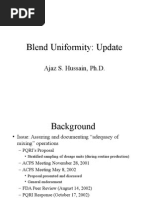 Assessment of Blend and Content Uniformity | PDF | Sampling (Statistics ...