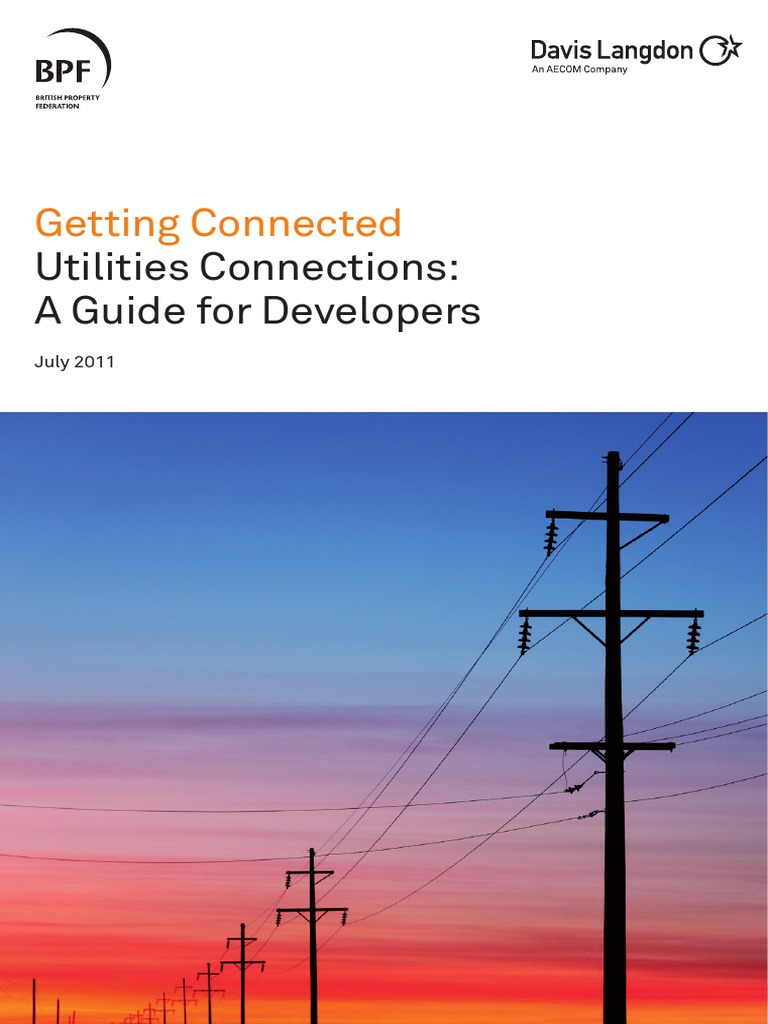 Getting Connected Utilities Guide For Developers | PDF | Water Supply ...