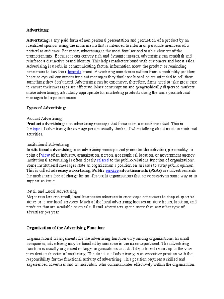 Advertising | PDF | Advertising | Direct Marketing