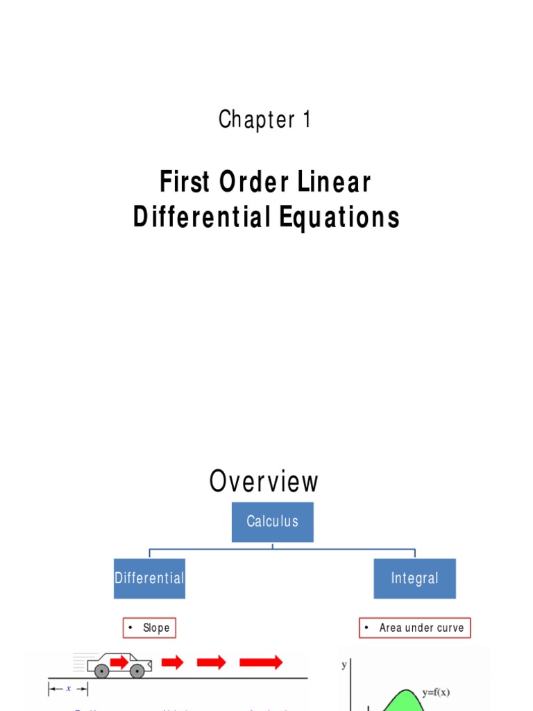1 First Order Diff Eq | PDF