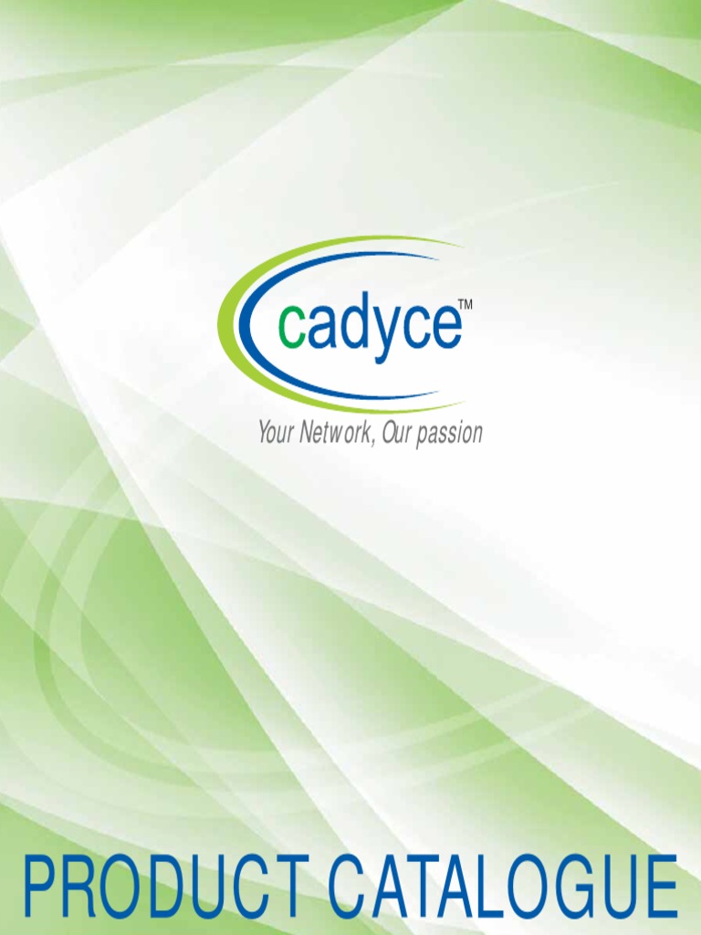 Cadyce Product Catalogue For Web | PDF | Usb | Personal Computers