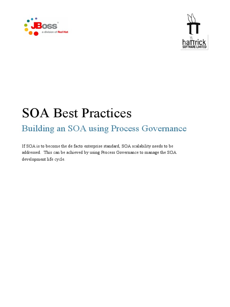 SOA Best Practices | PDF | Service Oriented Architecture | Xml