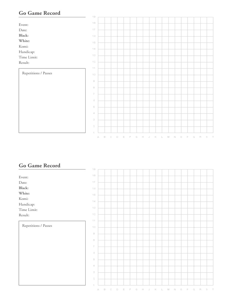 Go Game Record Analysis | PDF