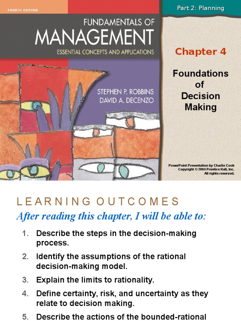 Foundations of Decision Making: Powerpoint Presentation by Charlie Cook ...