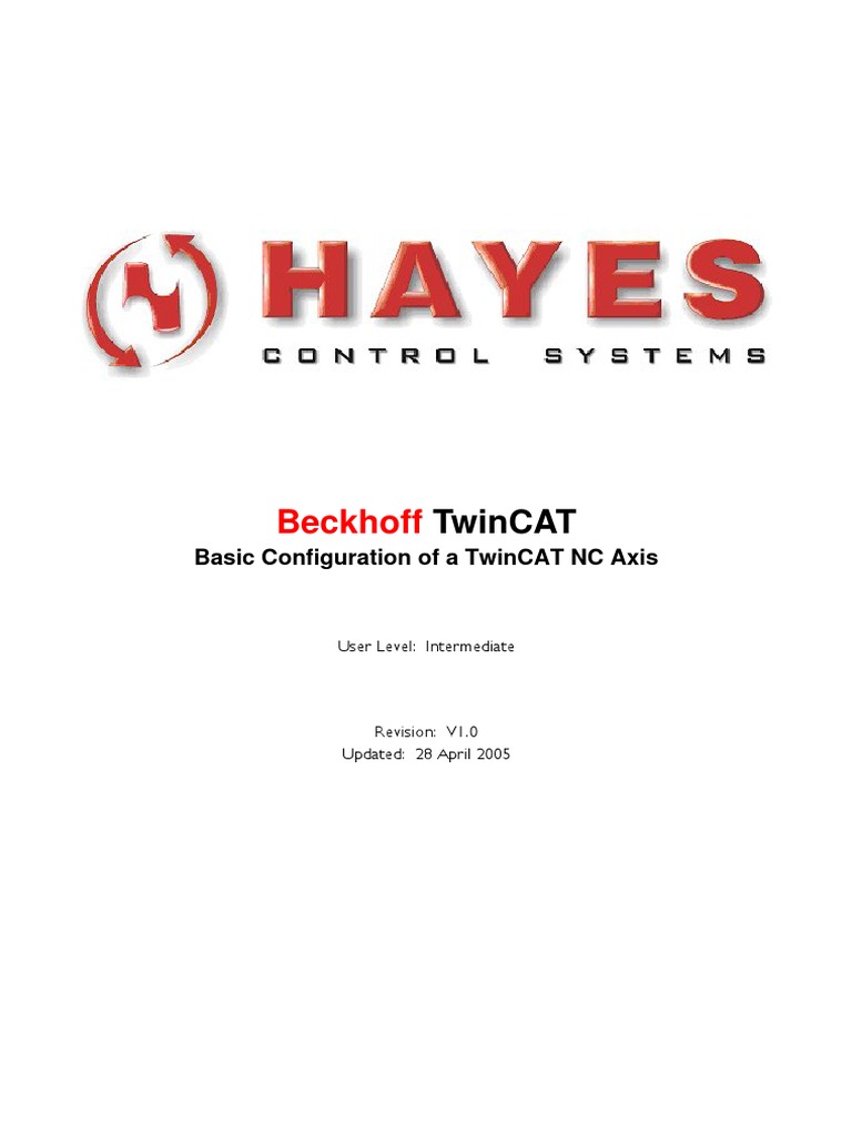 InfoPLC Net Basic Configuration of TwinCAT NC Axis | PDF | Acceleration | Gear