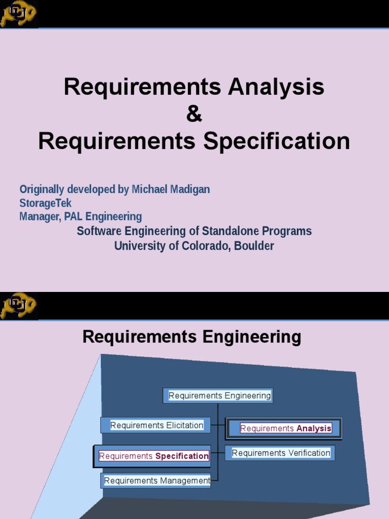 Requirements Analysis & Requirements Specification | PDF | Systems ...