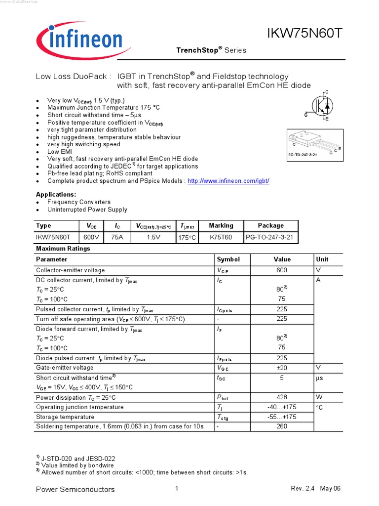 datasheet (1) | Diode | Semiconductors