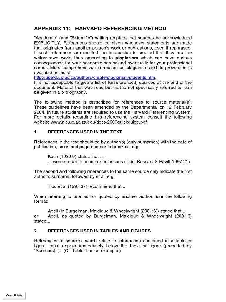 Harvard Referencing Guidelines | PDF | Note (Typography) | Thesis