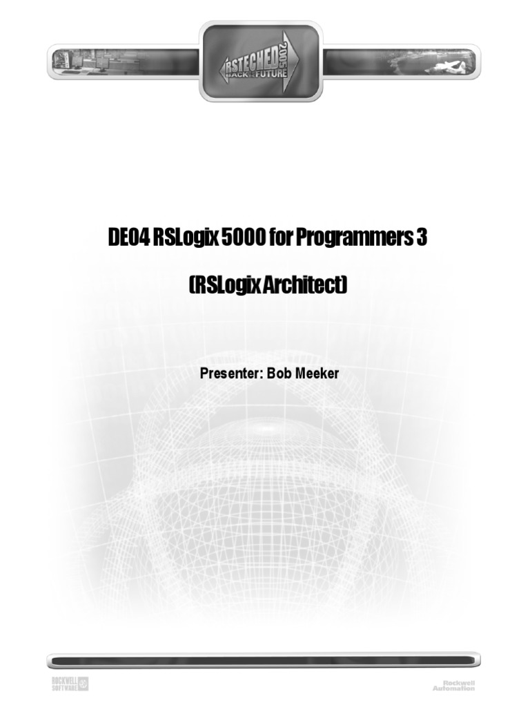 DE04 RSLogix Architect | PDF | Icon (Computing) | Computer Engineering