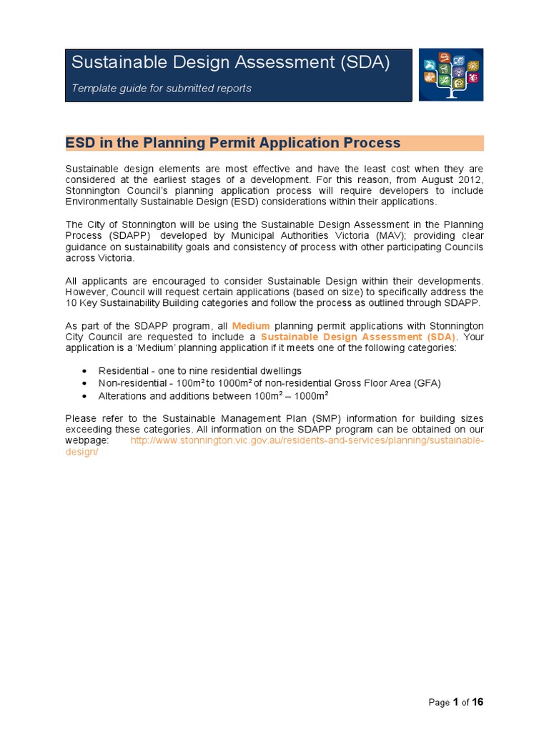 7 Template For SDA Reports | PDF | Stormwater | Green Building