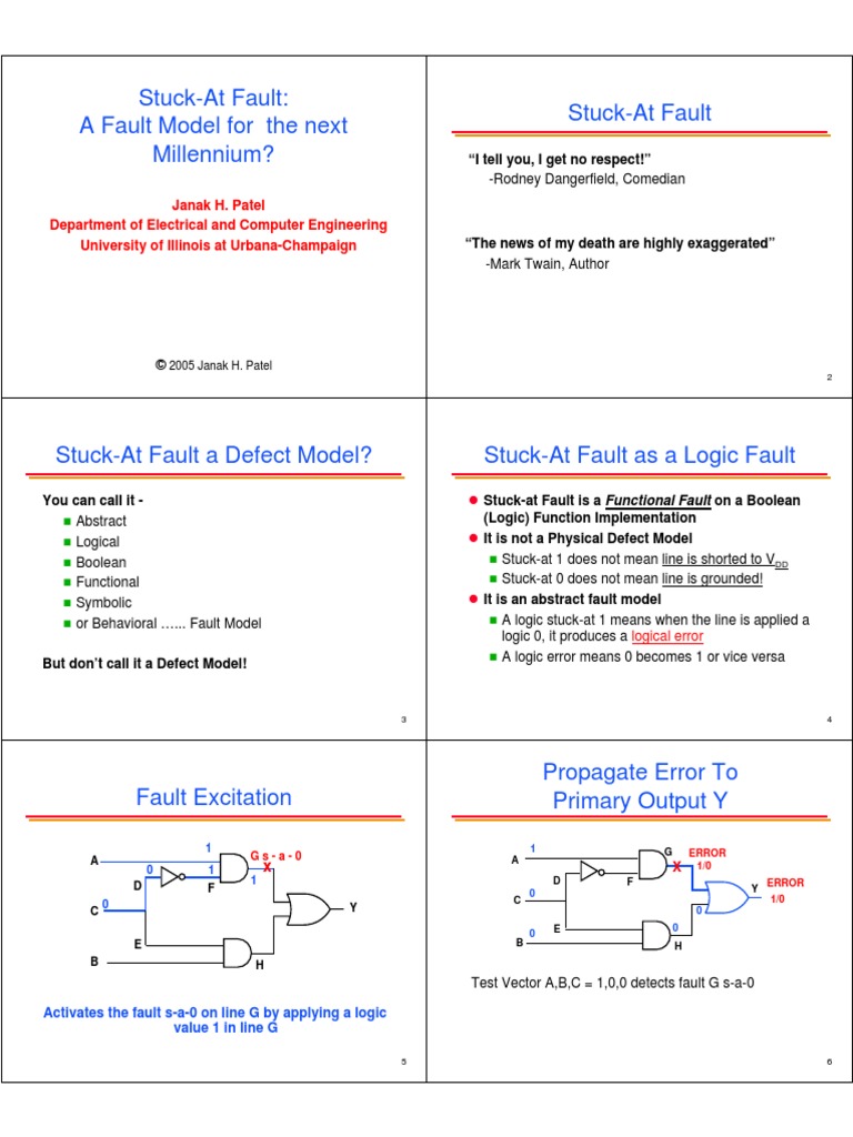 Stuck at Fault | PDF | Electrical Engineering | Electronics