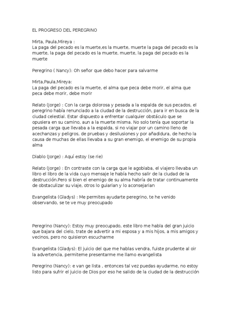 El Progreso Del Peregrino | PDF | Cristo (título) | Diablo