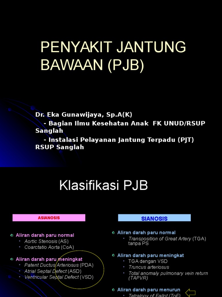 1 Slide 70 VSD, Asd, Pda, Tof, RHD Poltekes | PDF