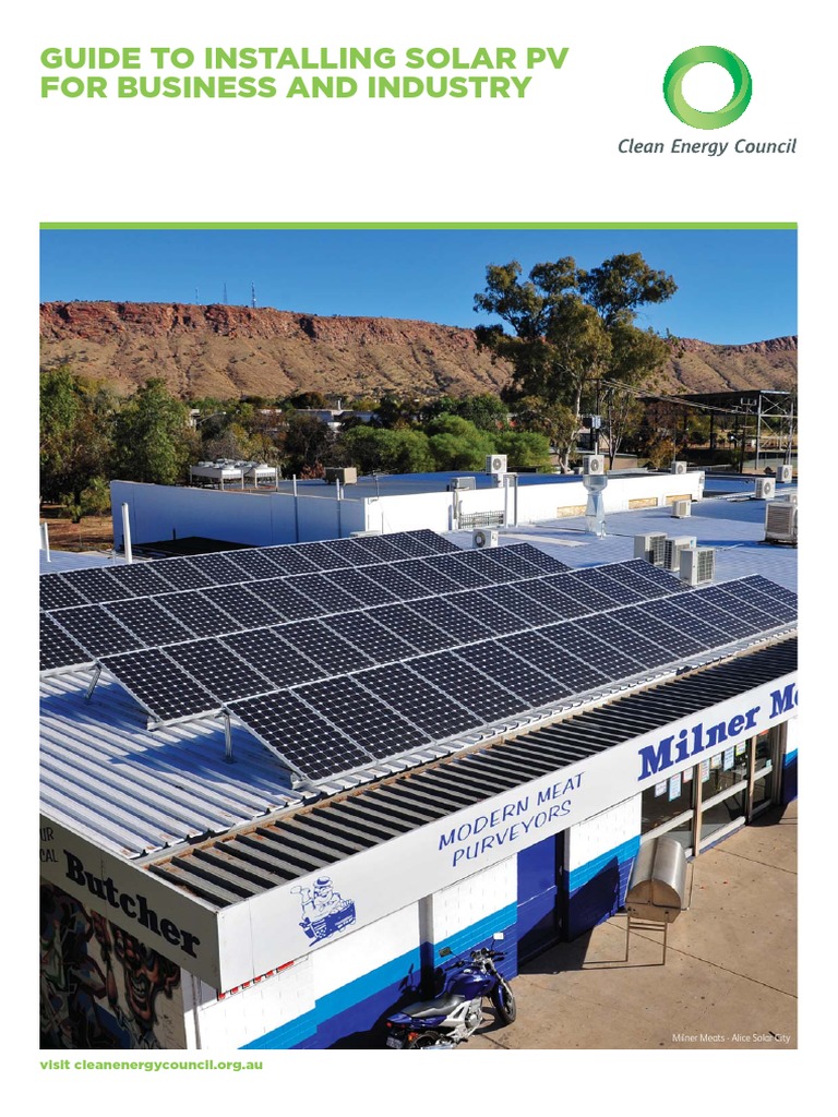 Guide To Installing Solar PV For Business and Industry | PDF ...
