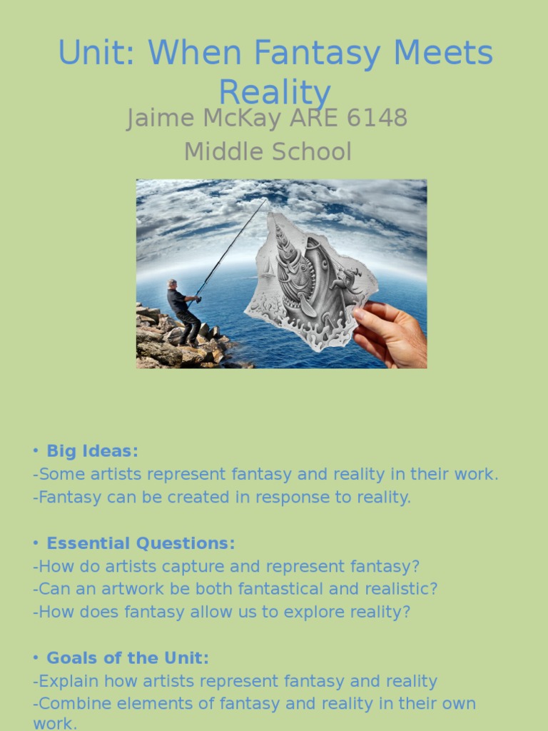 Exploring Fantasy and Reality in Art | PDF | Social Science | Art