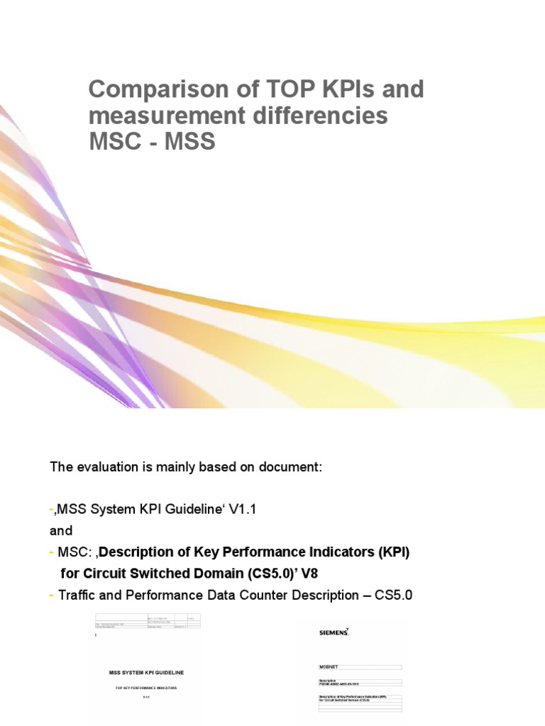 Comparison of Top Kpis and Measurement Differencies MSC - Mss | PDF ...