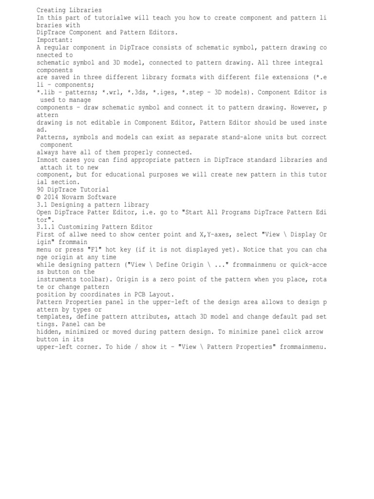 Tutorial Diptrace | PDF | Areas Of Computer Science | Computing