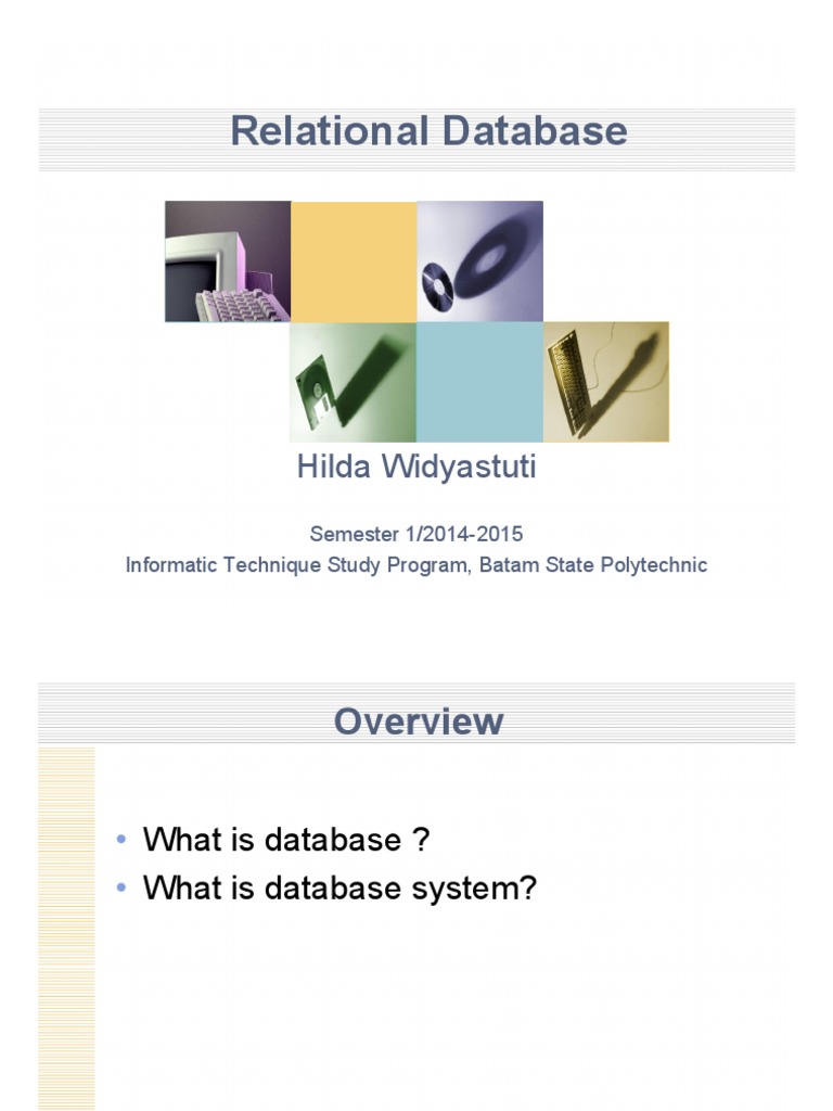 Introduction To Relational Databases Pdf Relational Database Databases