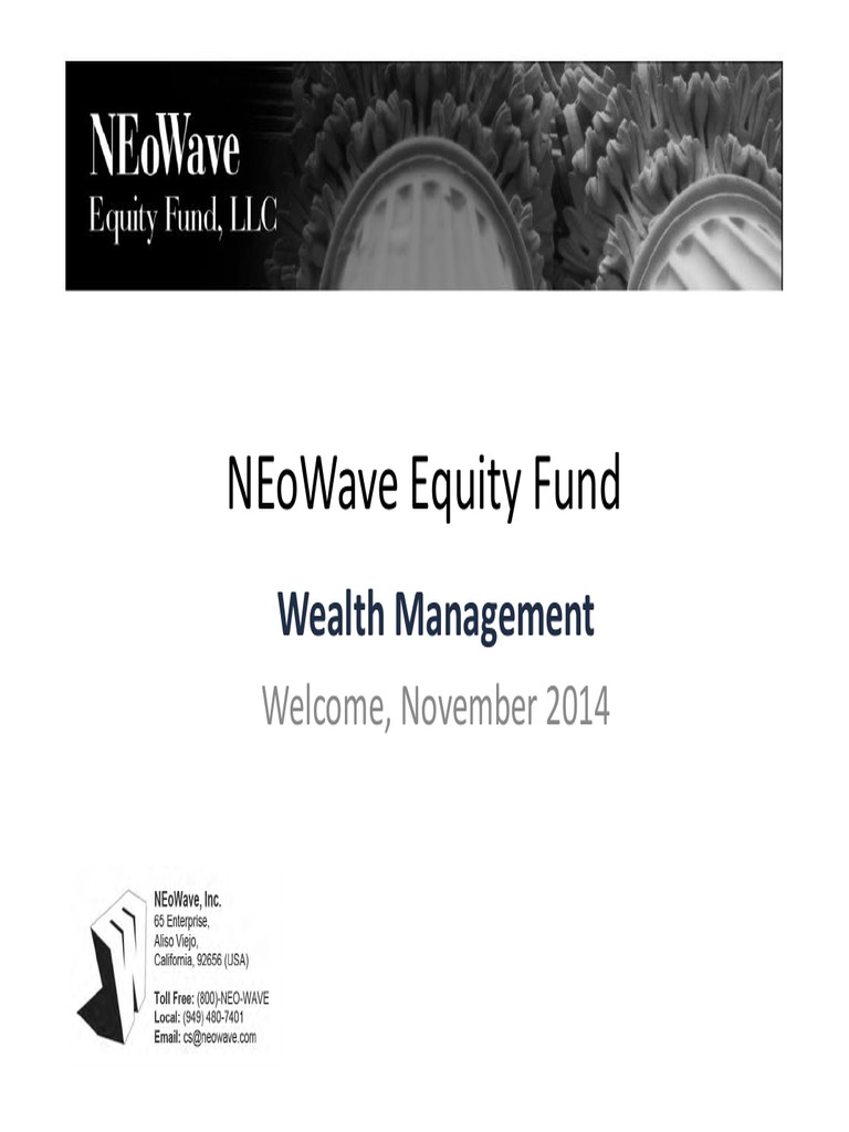 Neo Wave Equity Fund | PDF | Investing | Exchange Traded Fund