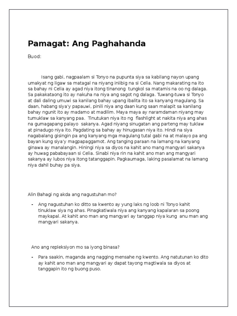 Filipino Project | PDF