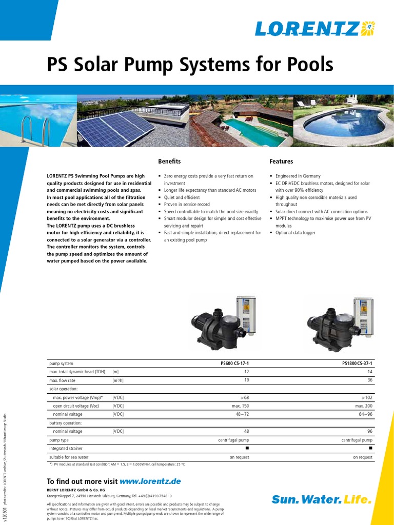 Lorentz Ps Pool General En-En | PDF | Computers | Technology & Engineering
