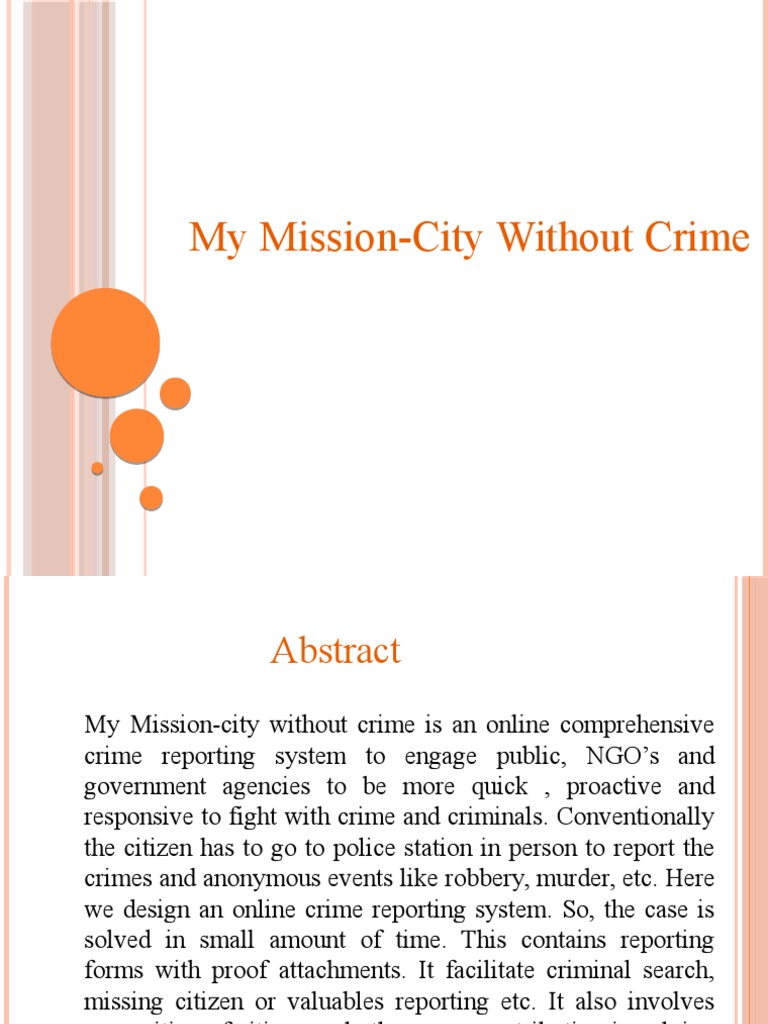 Crime Management System | PDF | Crime & Violence | Crime Thriller
