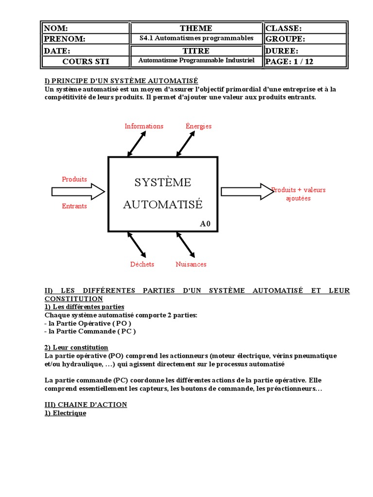 Api Prof | PDF | Automate programmable industriel | Programme informatique