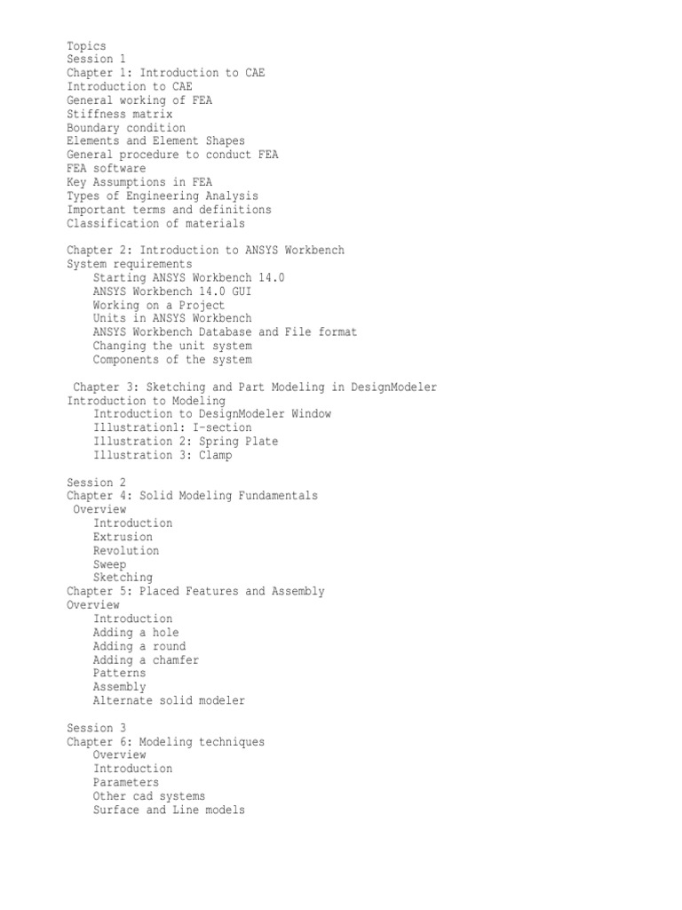 Ansys Workbench Pdf Structural Analysis Finite Element Method