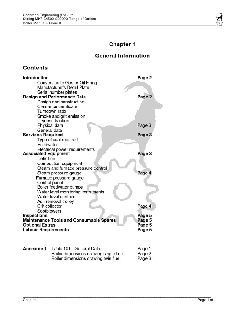 Boiler Manual | PDF | Boiler | Valve