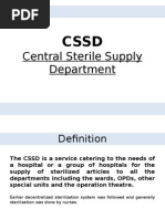 Central Sterile Supply Department (CSSD) PPT | PDF | Sterilization ...